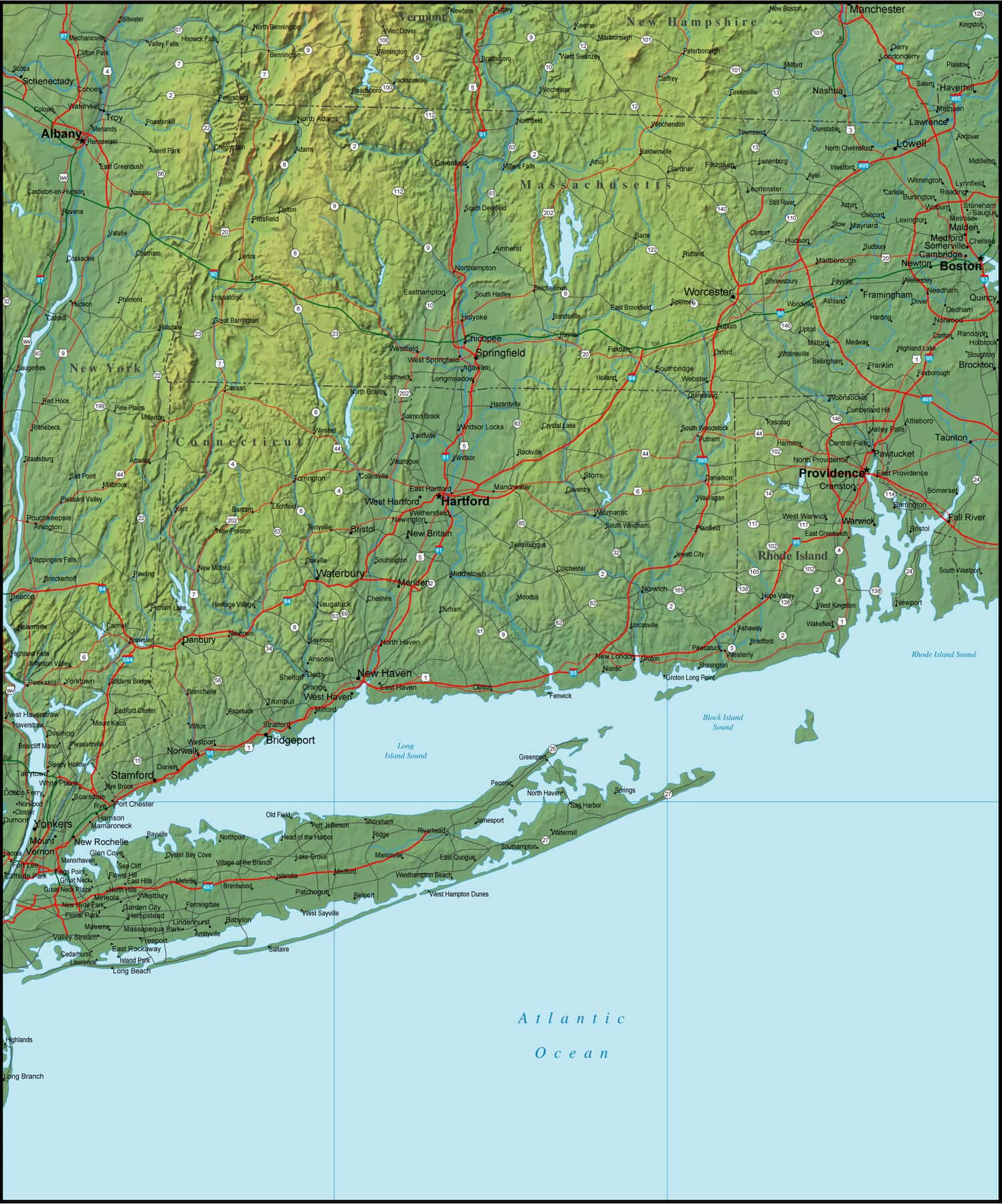 Connecticut Map Connecticut From The Best Authorities.: Geographicus